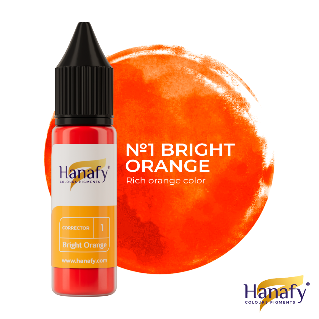 Corrector N1 Bright Orange – Hanafy Pigments USA