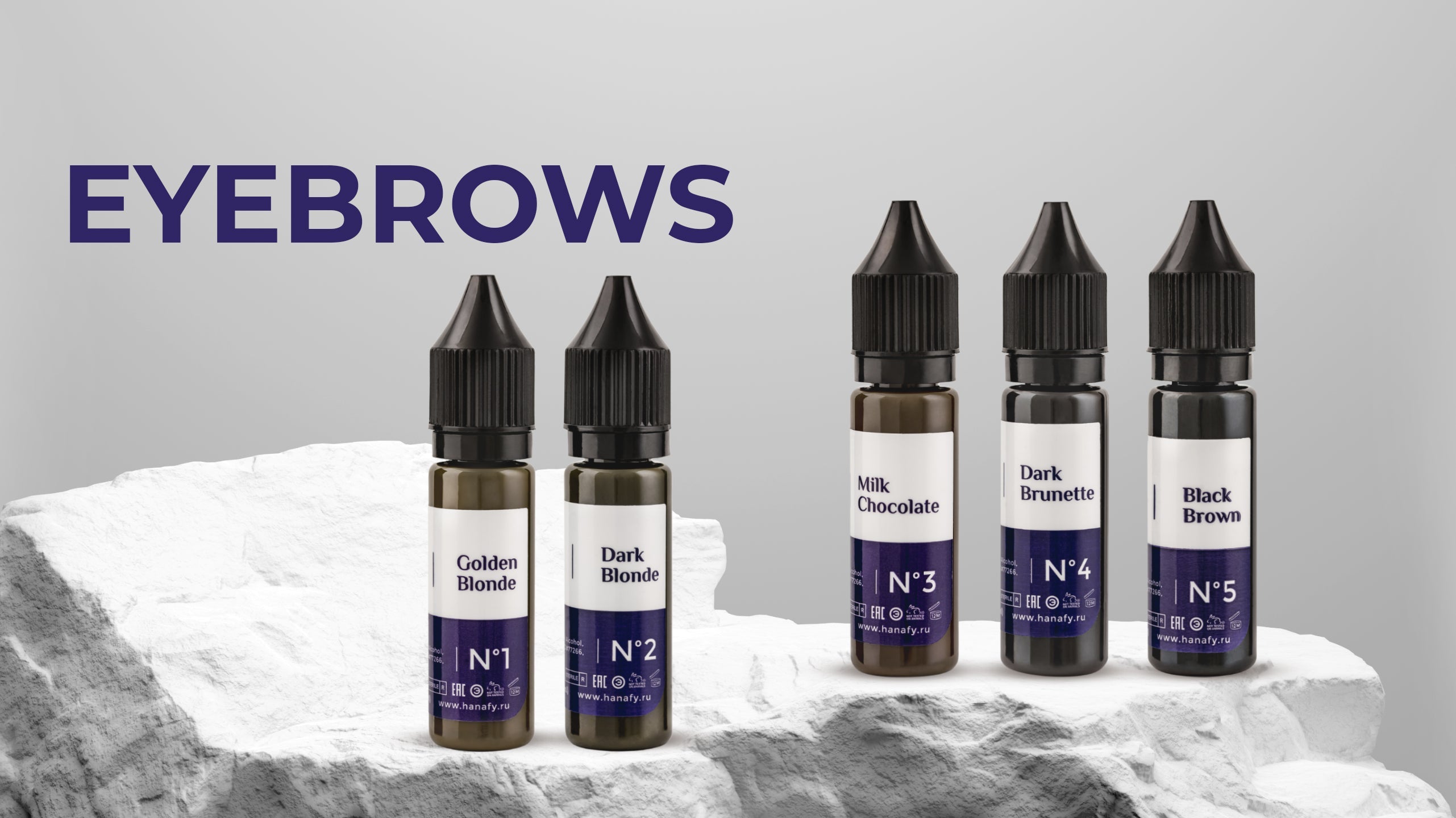 Hanafy Eyebrow Pigments – Hanafy Pigments USA