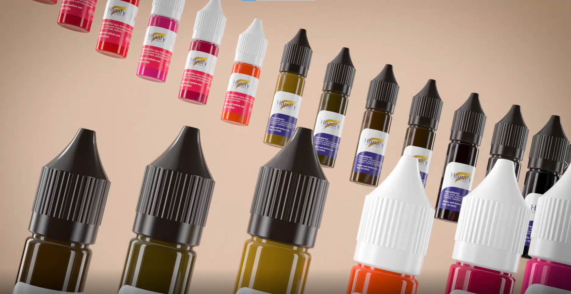 All pigments – Hanafy Pigments USA