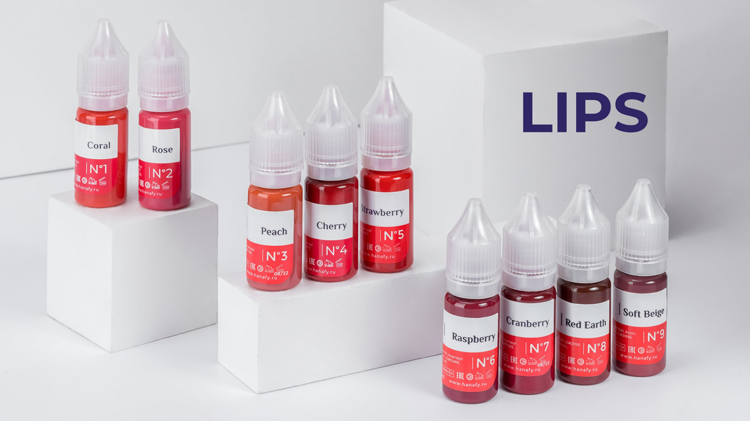 Lip Pigments – Hanafy Pigments USA