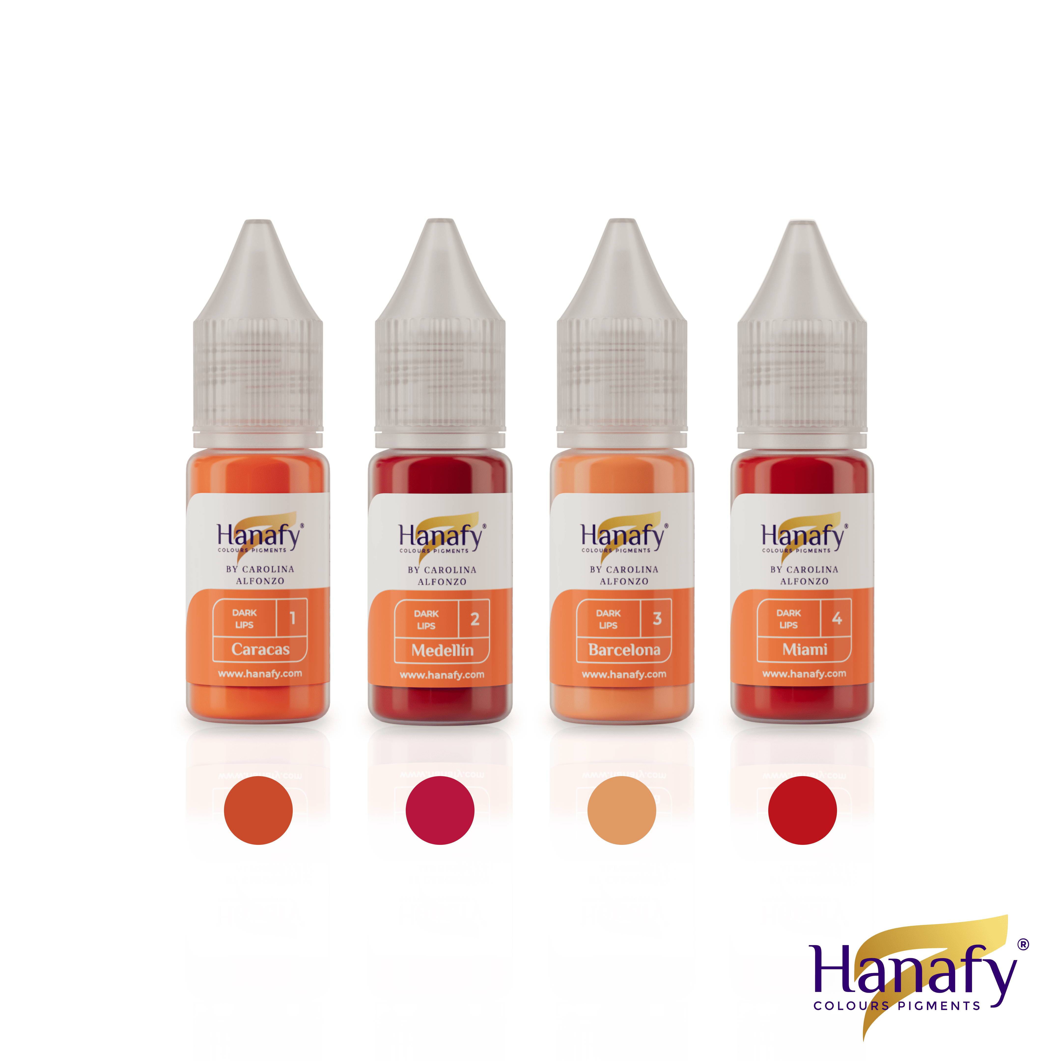 Full Dark Lips Set - 10ml – Hanafy Pigments USA