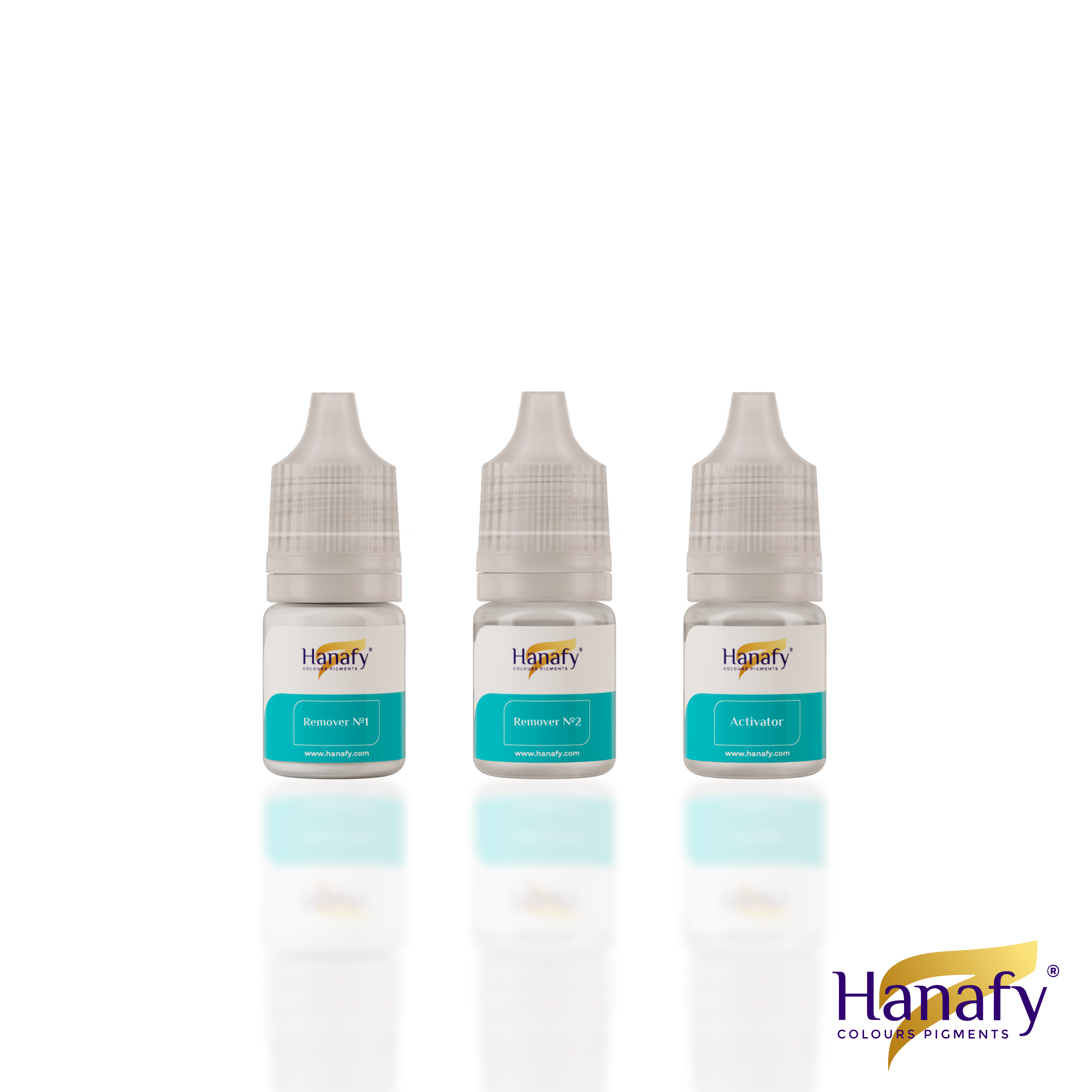 5ml Remover Mini Set – Hanafy Pigments USA