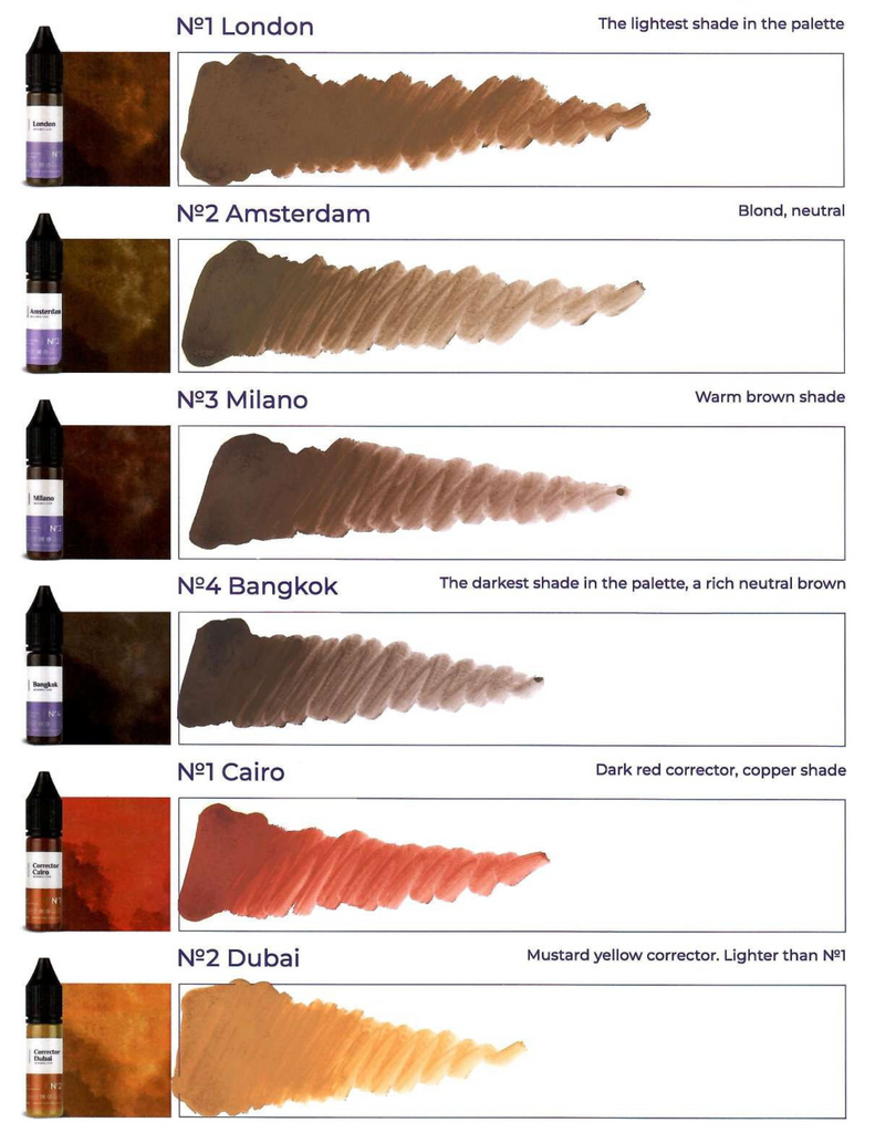 Pigment Sets – Hanafy Pigments USA